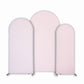 Spandex Covers for Trio Arch Frame Backdrop 3pc/set - Pink - CV Linens™
