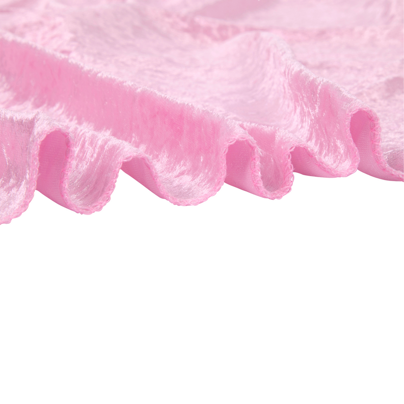 Velvet 10ft H x 52" W Drape/Backdrop Curtain Panel - Pink - CV Linens™