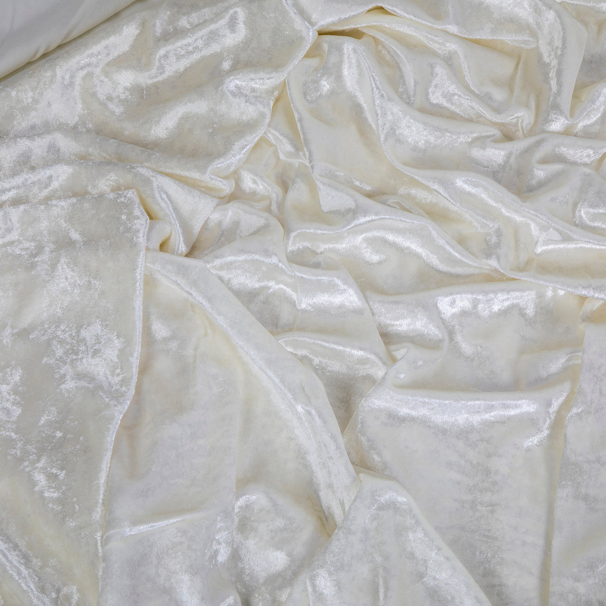 10 yards Velvet Fabric Roll - Ivory - CV Linens™