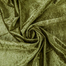 Olive Green Velvet 120" Round Tablecloth – CV Linens