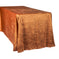Velvet 90"x132" Rectangular Tablecloth Terracotta - CV Linens™