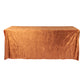 Velvet 90"x132" Rectangular Tablecloth - Terracotta - CV Linens™