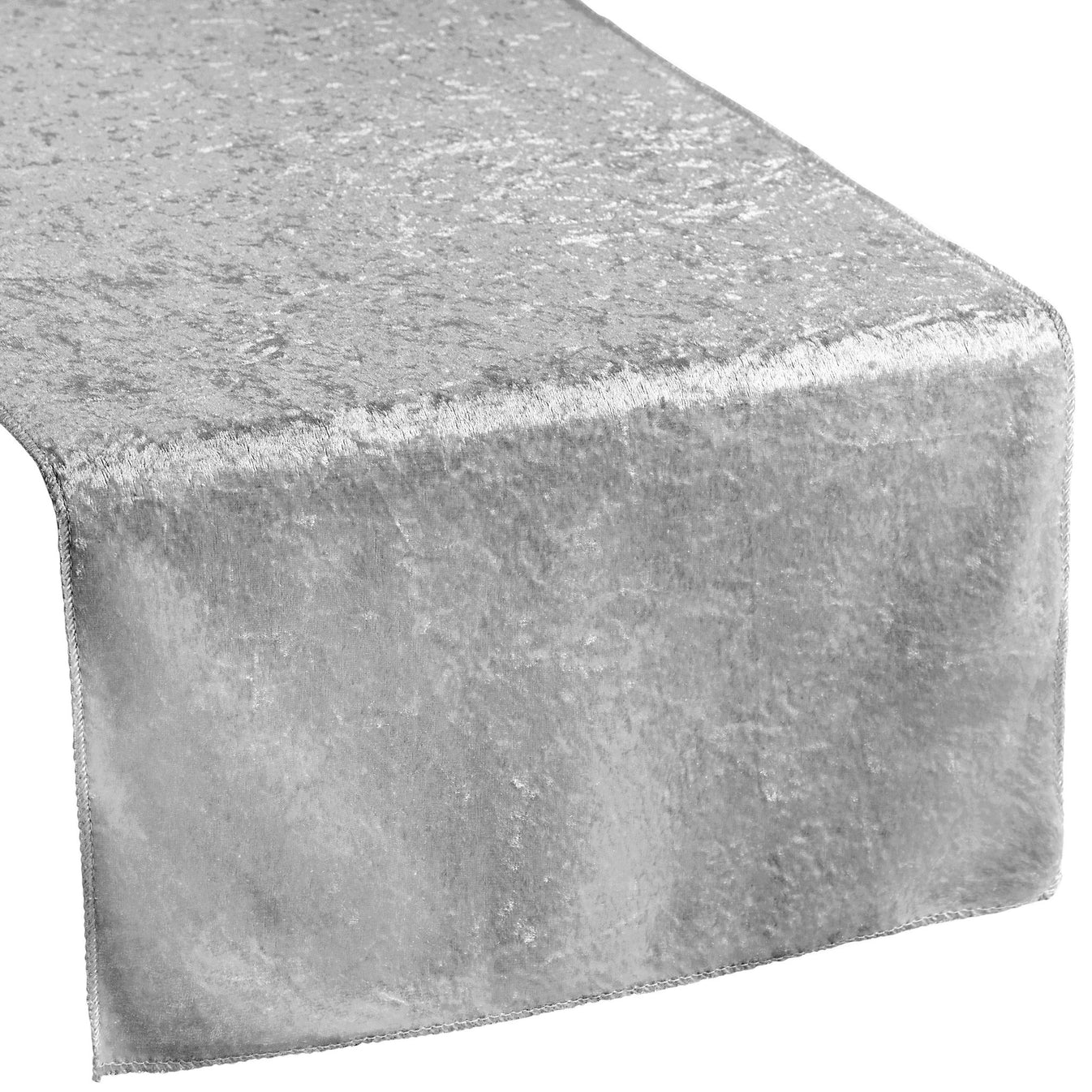 Velvet Table Runner - Silver - CV Linens™